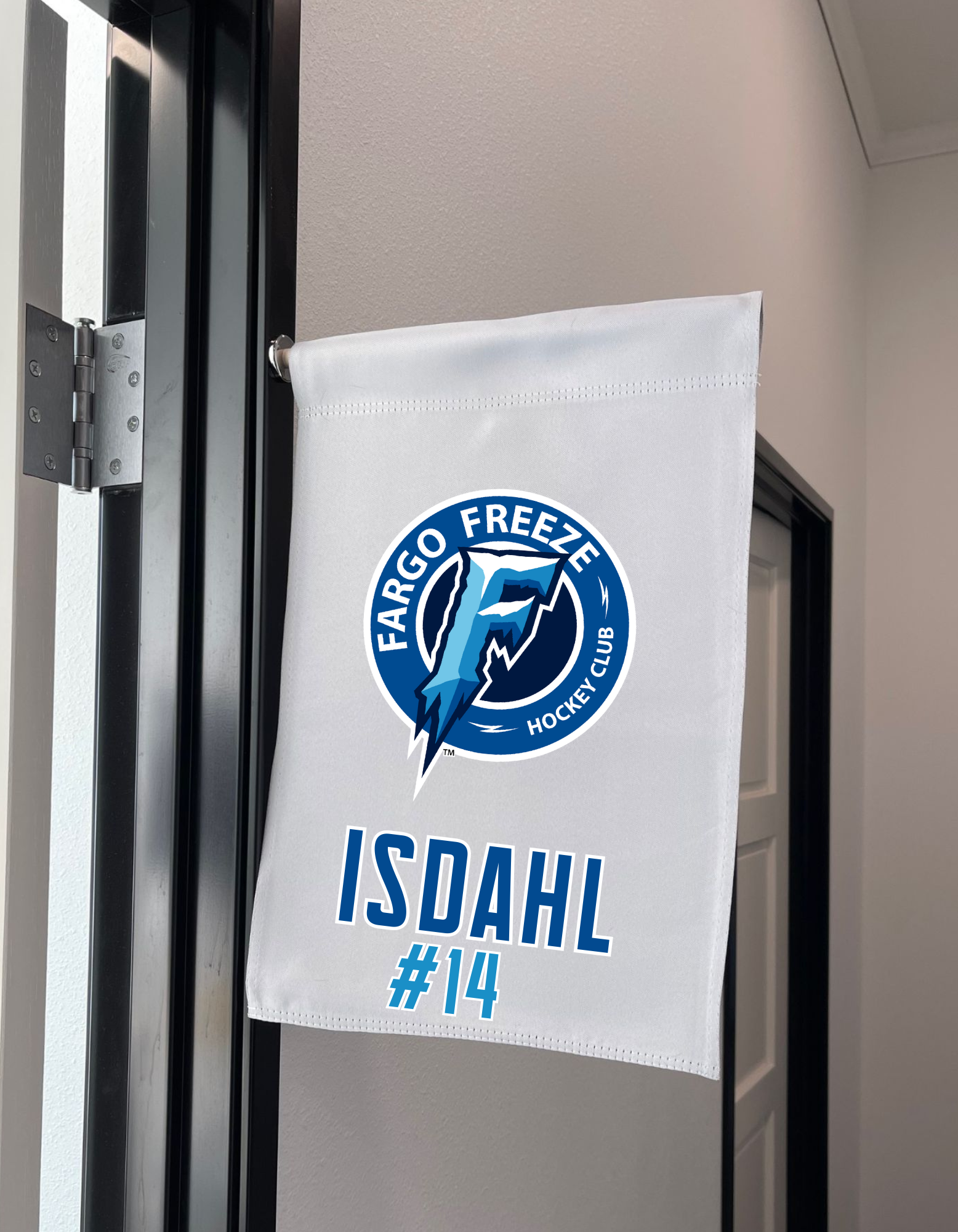 Fargo Freeze - New Logo Door Flags – The Black Frame